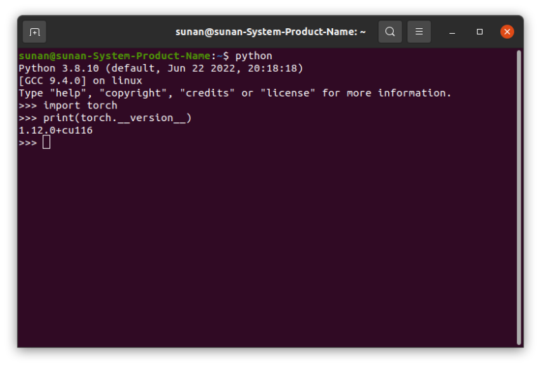 Ubuntu 20.04 上安裝CUDA 11.6 + cuDNN8.4 + PyTorch | SUNaN Studio 司南工作室