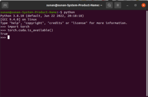 Ubuntu 20.04 上安裝CUDA 11.6 + cuDNN8.4 + PyTorch | SUNaN Studio 司南工作室